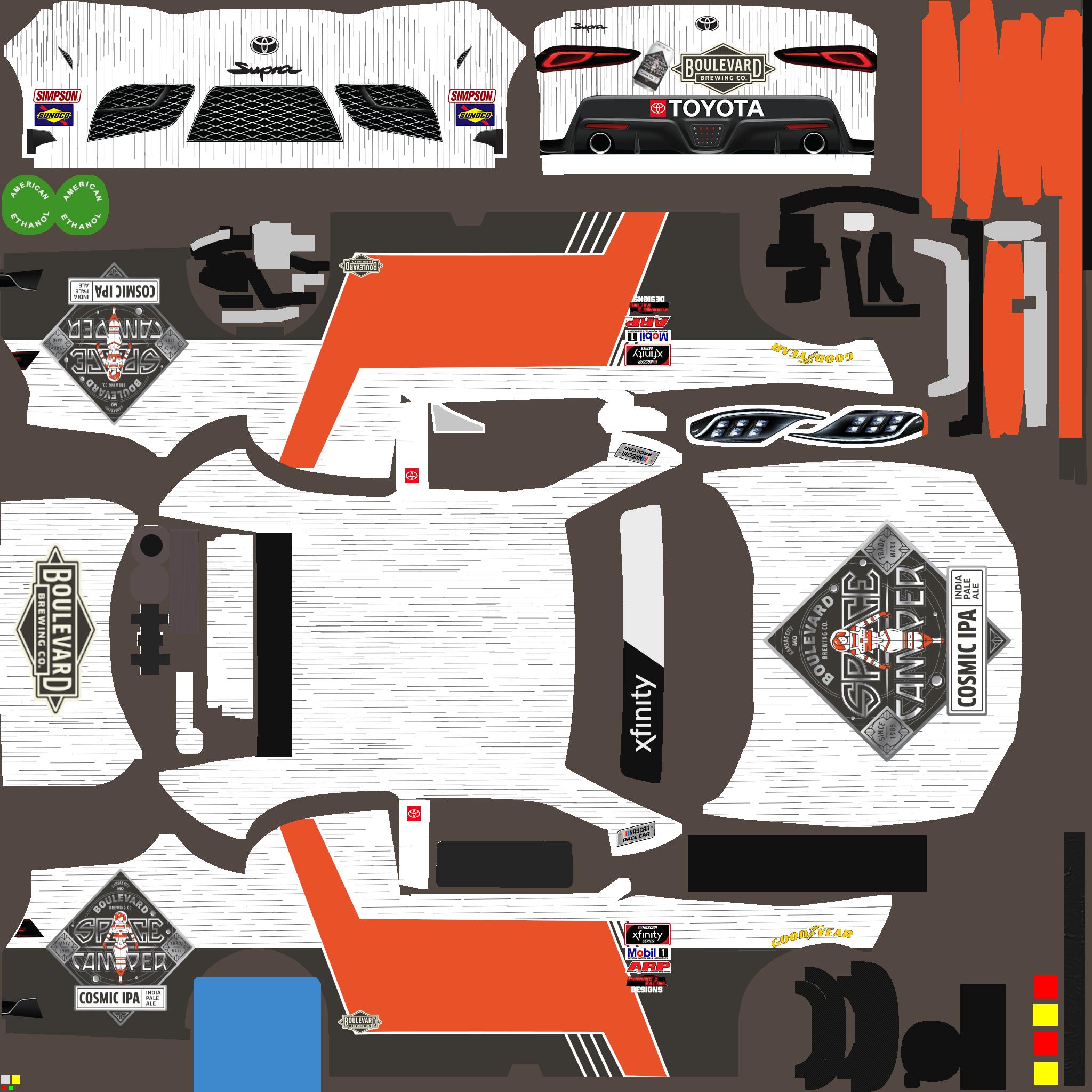 Space Camper Cosmic IPA Toyota Supra by Gavin Newton - Trading Paints