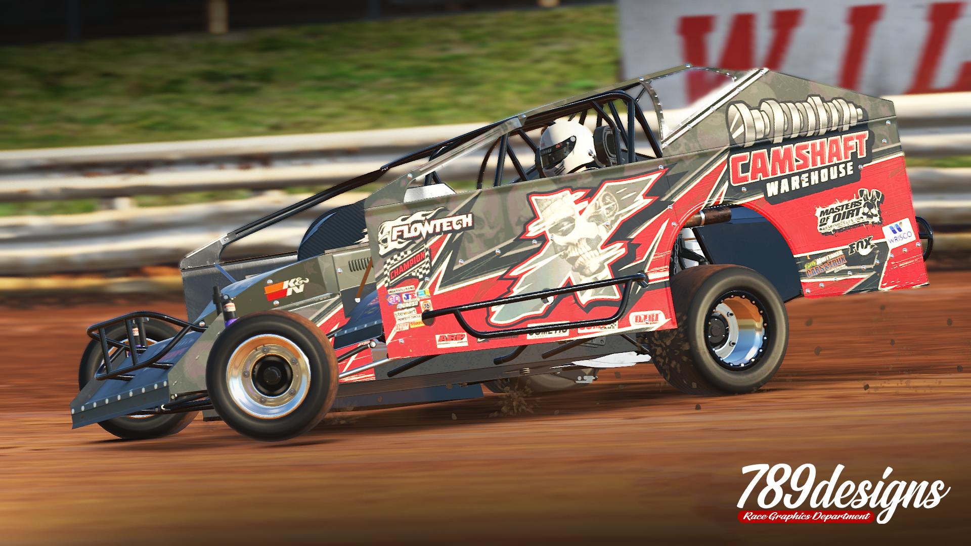 Aaron Day Big Block Modified by Garrett Marshall - Trading Paints