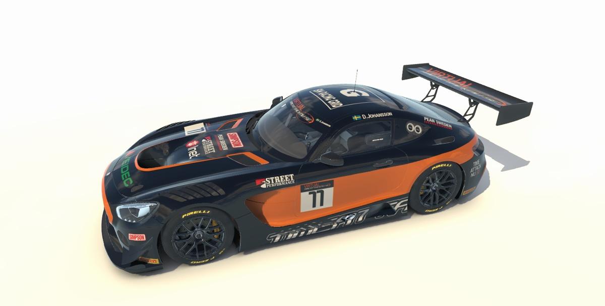 VIRTUAL TIME ATTACK OFFICIAL LIVERY - BLACK / ORANGE T.Bäckman by David ...