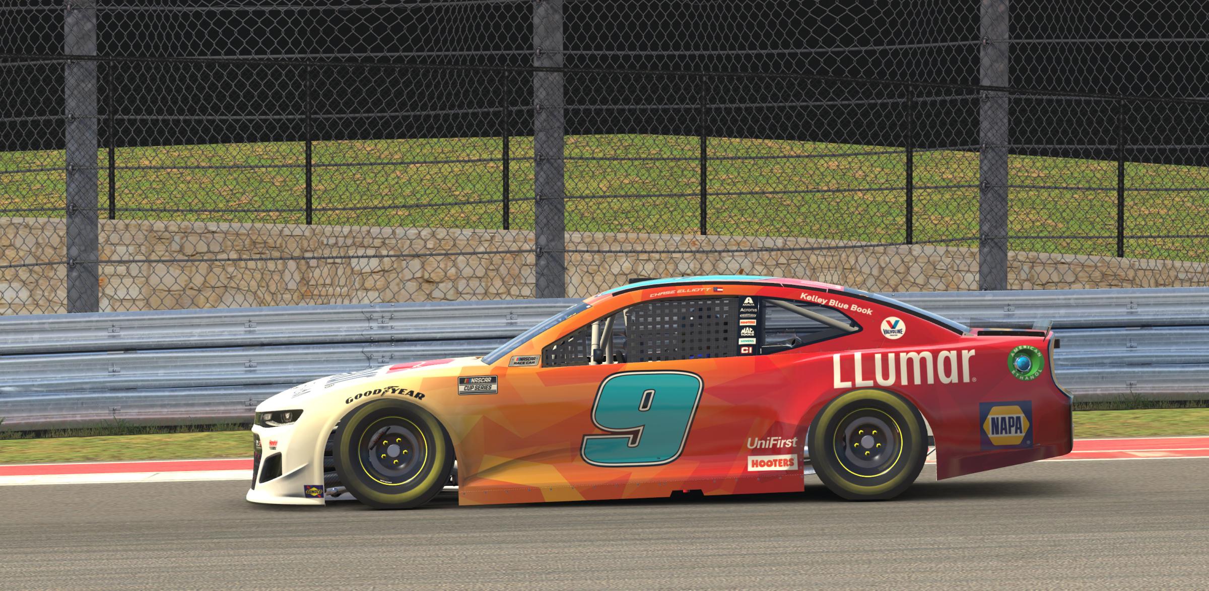 2021 Chase Elliott LLumar by Mark B. - Trading Paints