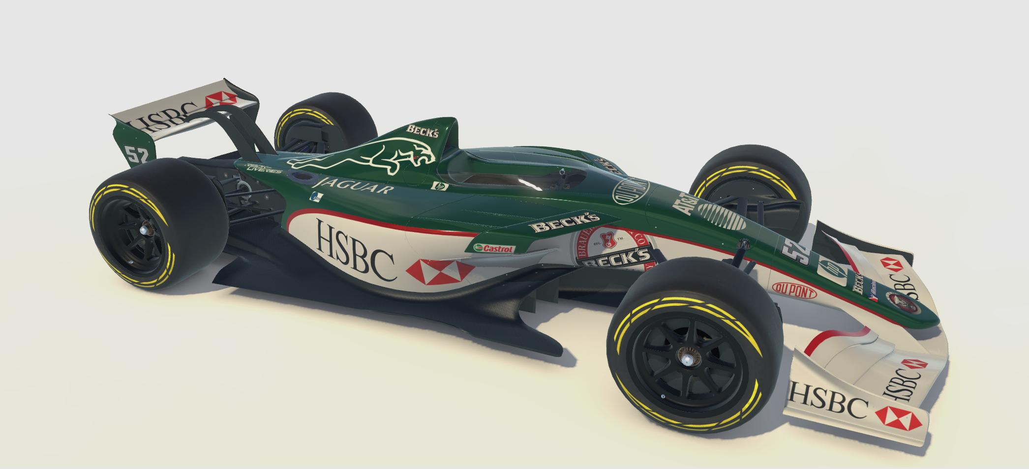 HSBC Becks Jaguar R3 2002 F1 for Dallara iR-01 by Rolf H. - Trading Paints
