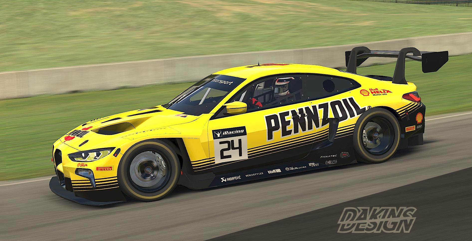 BMW M4 GT3 Pennzoil (Original Livery Design) by Jason Dakins - Trading ...