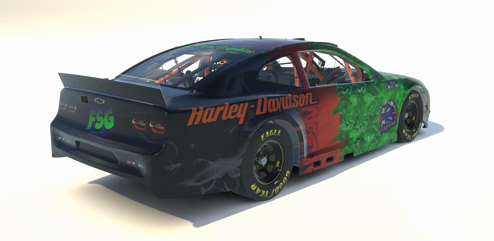 Harley Davidson Camaro with iracing numbers by Jordon DeCola - Trading ...
