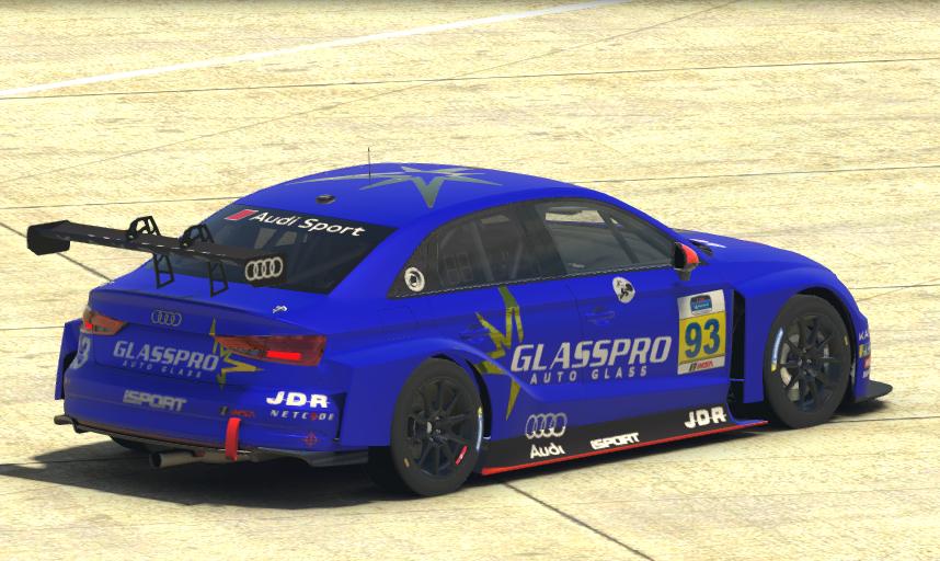 GLASSPRO / iSport Audi RS3 LMS by Baron Glover - Trading Paints