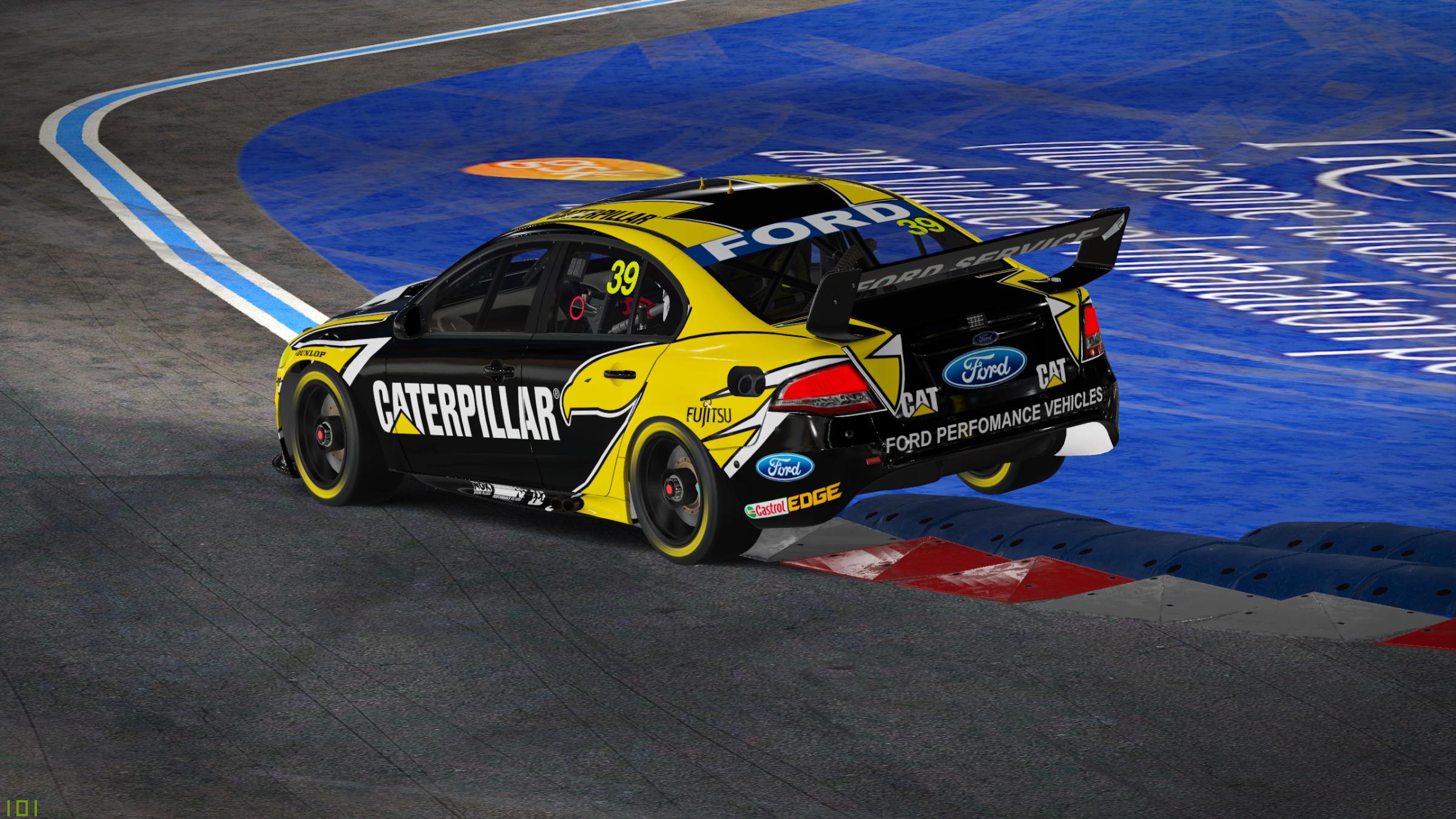 Jason Brights Ford Performance Racing 2006 Falcon. CAT FPR Caterpillar ...