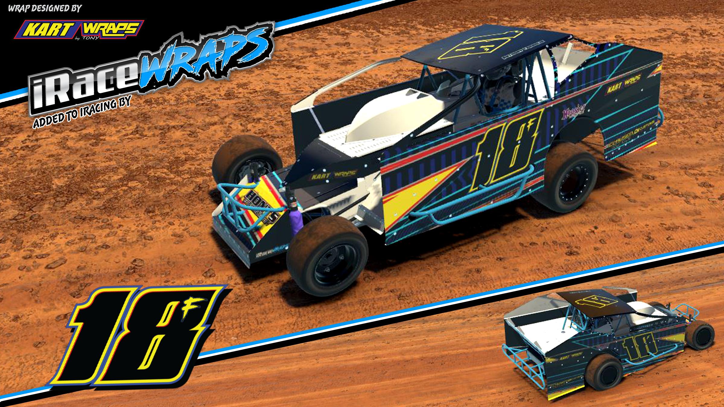 Tony Franklin - Dirt Big Block Modified from iRaceWraps by Michael E ...