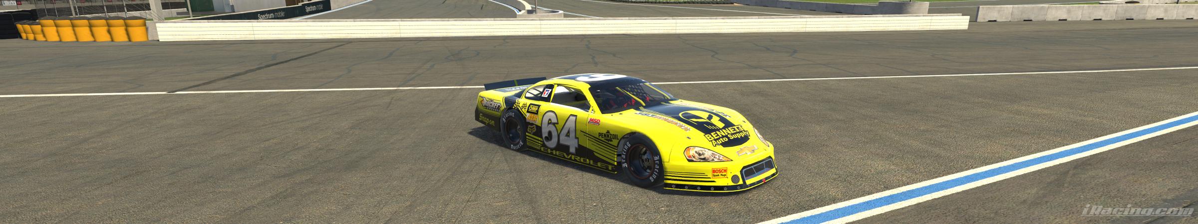 BLACK AND YELLOW LATE MODEL by Shawn B. - Trading Paints