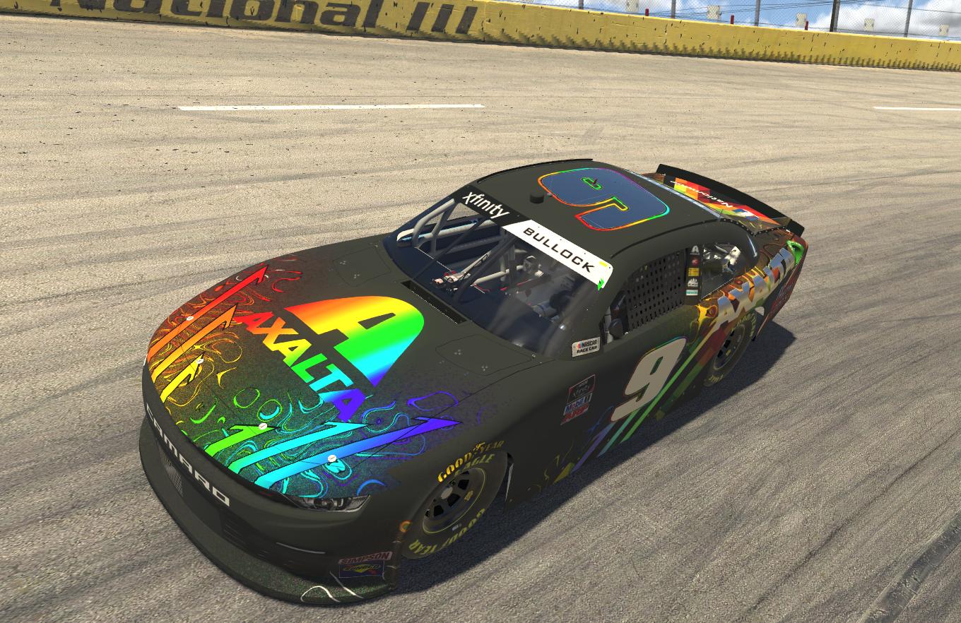 Personal Rainbow Xfinity Camaro by Calvin Bullock Jr - Trading Paints