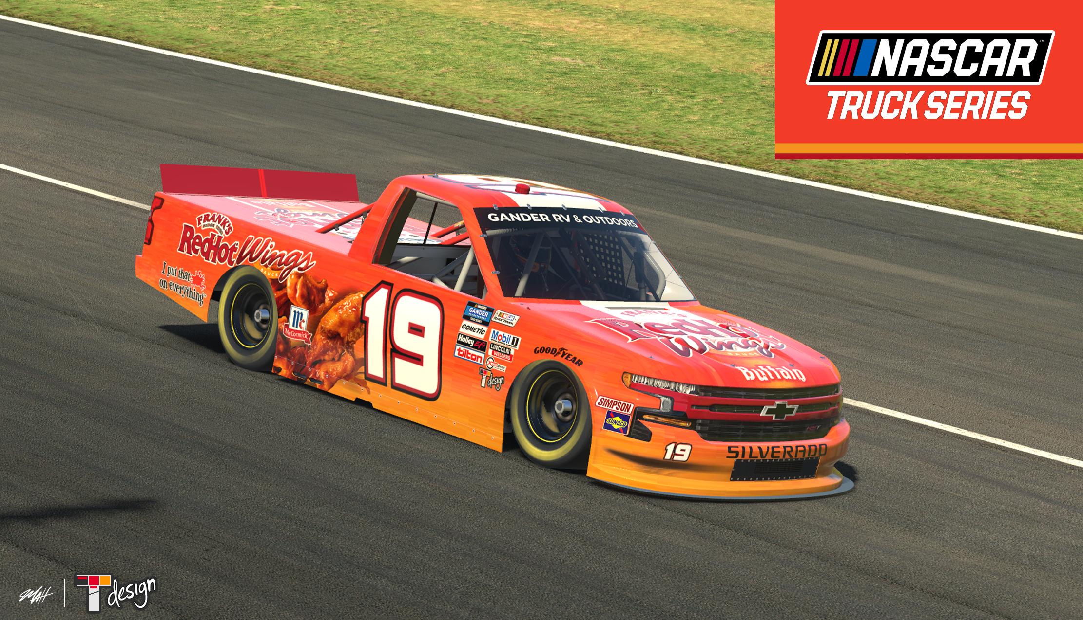 Franks Red Hot Concept | NASCAR Truck Series Silverado -no number- by ...
