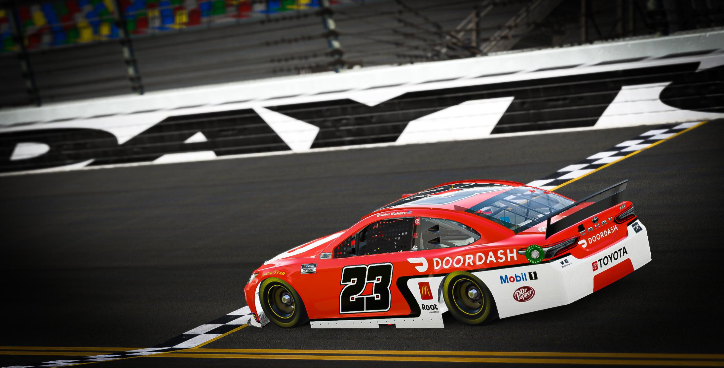 OFFICIAL - Bubba Wallace 23XI DoorDash Red - NO NUMBER by Adam Heili ...