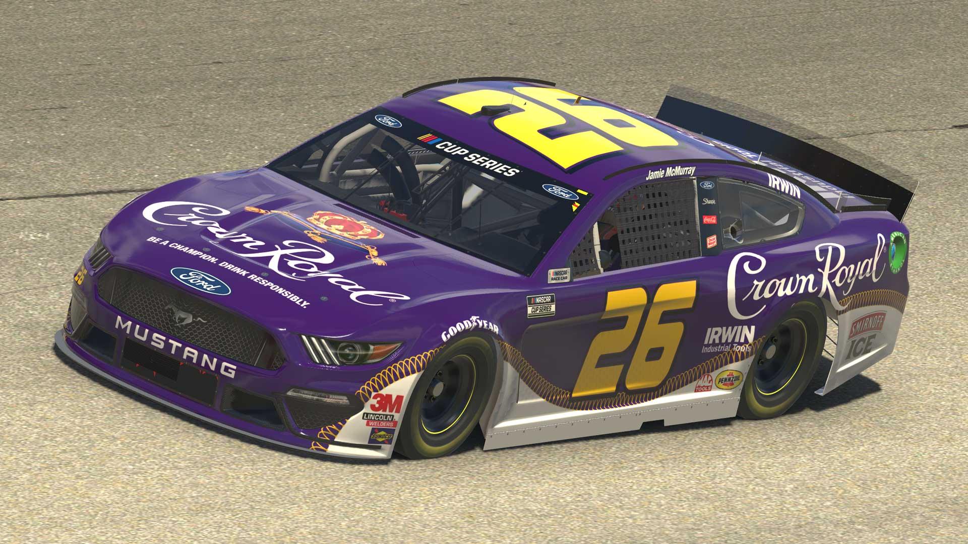 2006 Jamie McMurray Crown Royal Mustang by Michael DiPasquale - Trading ...