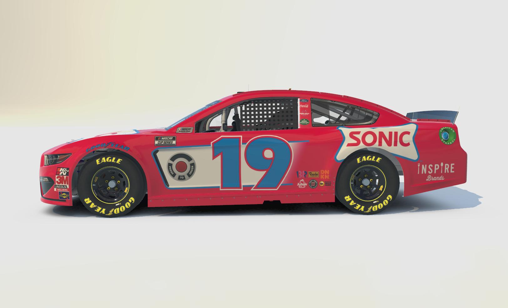 Sonic Drive In NASCAR Cup Series Ford Mustang by Travis Cedzidlo ...