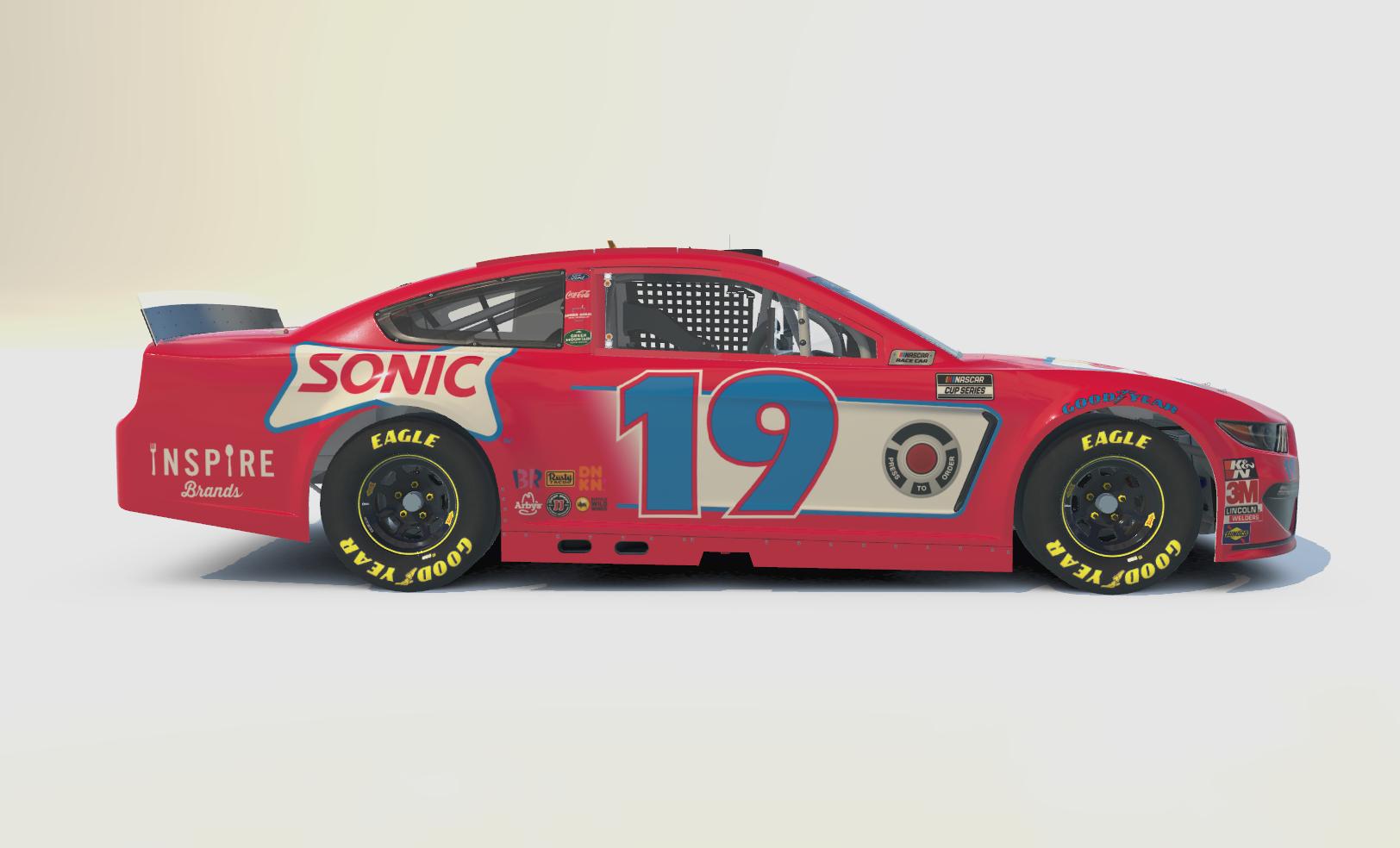 Sonic Drive In NASCAR Cup Series Ford Mustang by Travis Cedzidlo ...