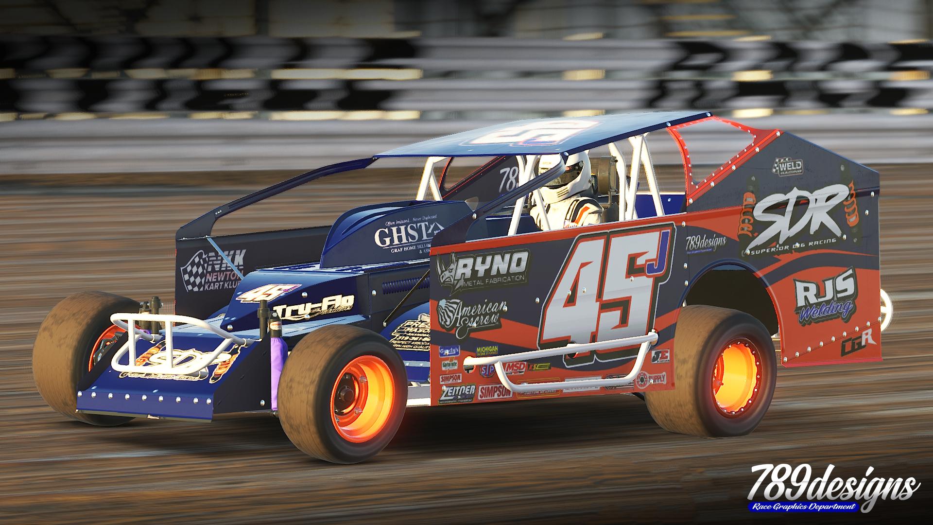 Kyle Jared Big Block Modified by Garrett Marshall - Trading Paints