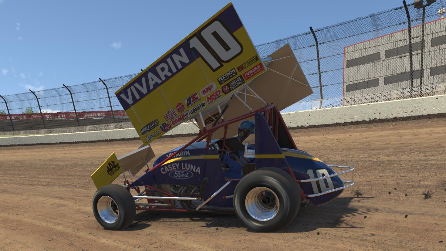 1995 Dave Blaney Vivarin Casey Luna Ford by Jesse Hodgson - Trading Paints