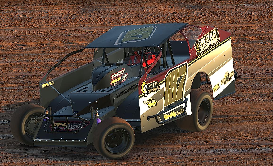 Dirt Big Block Modified Landon Sartain by Dave Ward Jr. - Trading Paints