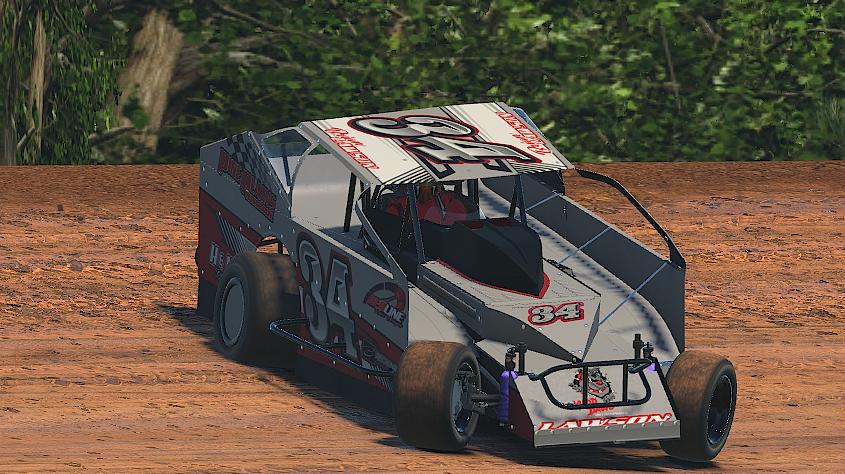 Dirt Big Block Modified lawson burgandy34 by Dave Ward Jr. - Trading Paints