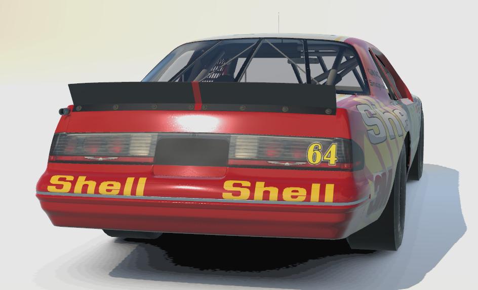 Shell NASCAR 87 Ford Thunderbird by Brandon Dollar - Trading Paints