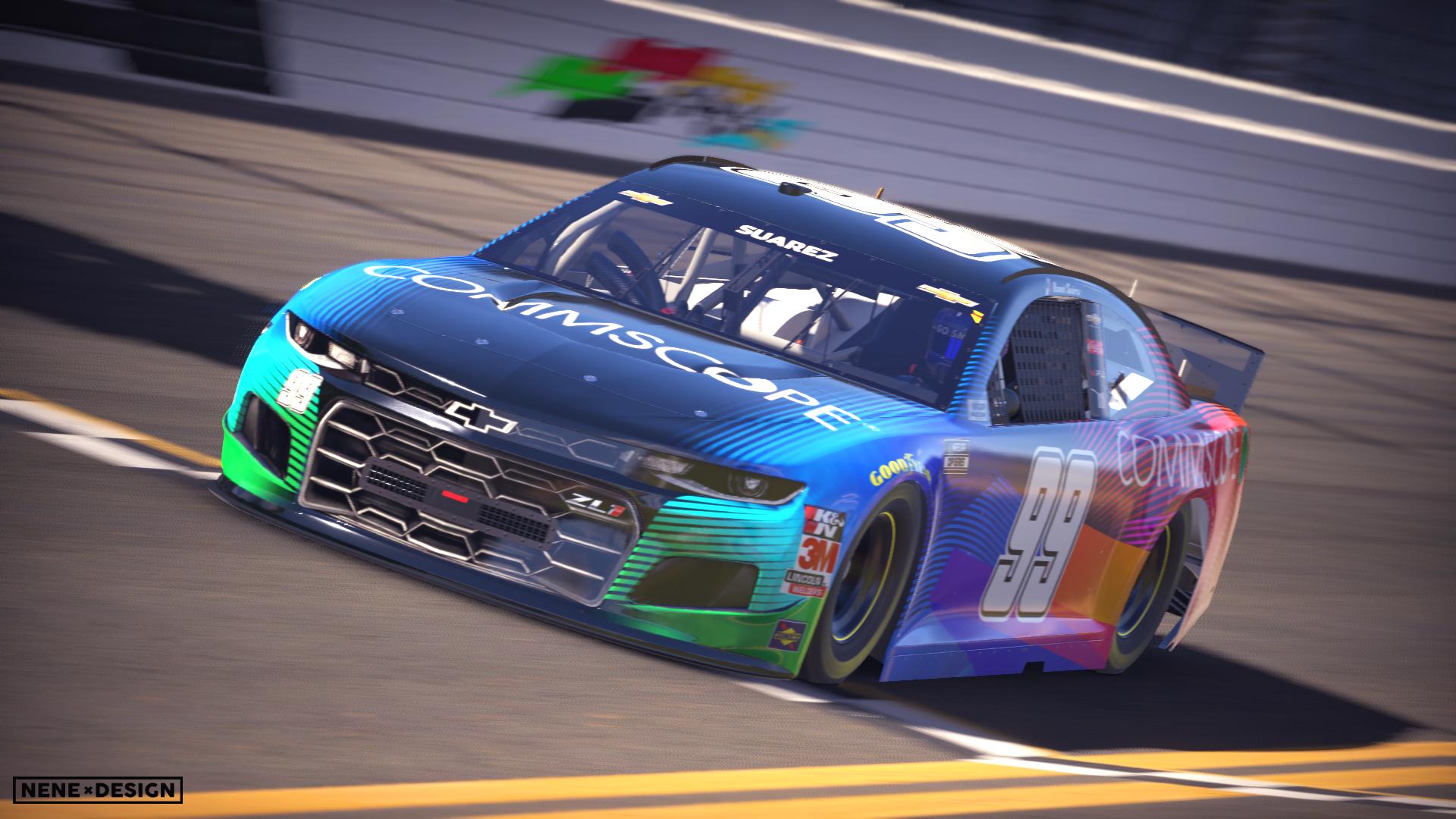 Daniel Suarez #99 Trackhouse Racing - Commscope by Alejandro Fernandez ...