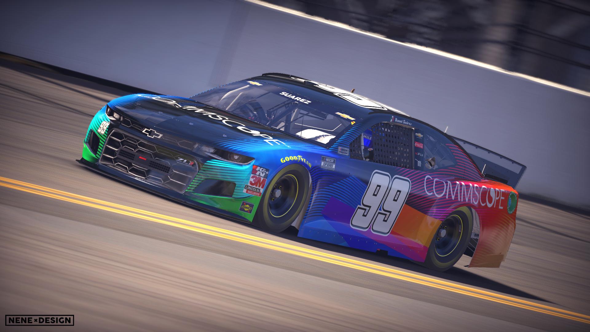 Daniel Suarez #99 Trackhouse Racing - Commscope by Alejandro Fernandez ...