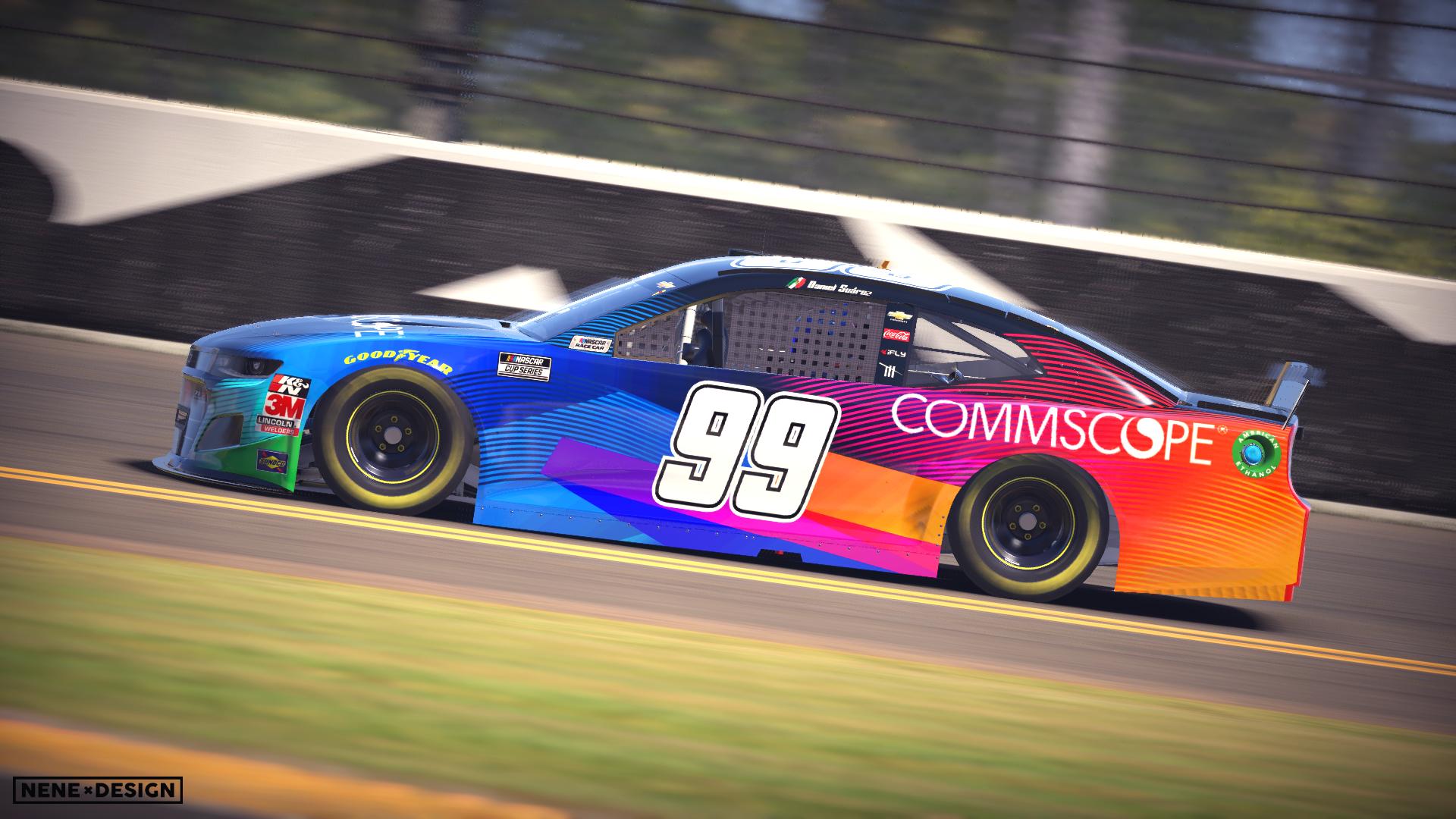 Daniel Suarez #99 Trackhouse Racing - Commscope by Alejandro Fernandez ...