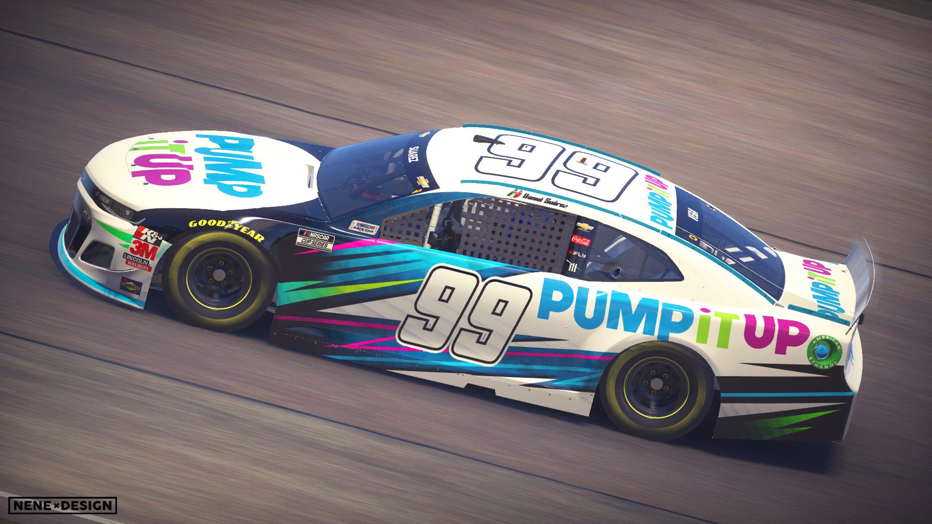 Daniel Suarez #99 Trackhouse Racing - Pump It Up by Alejandro Fernandez ...