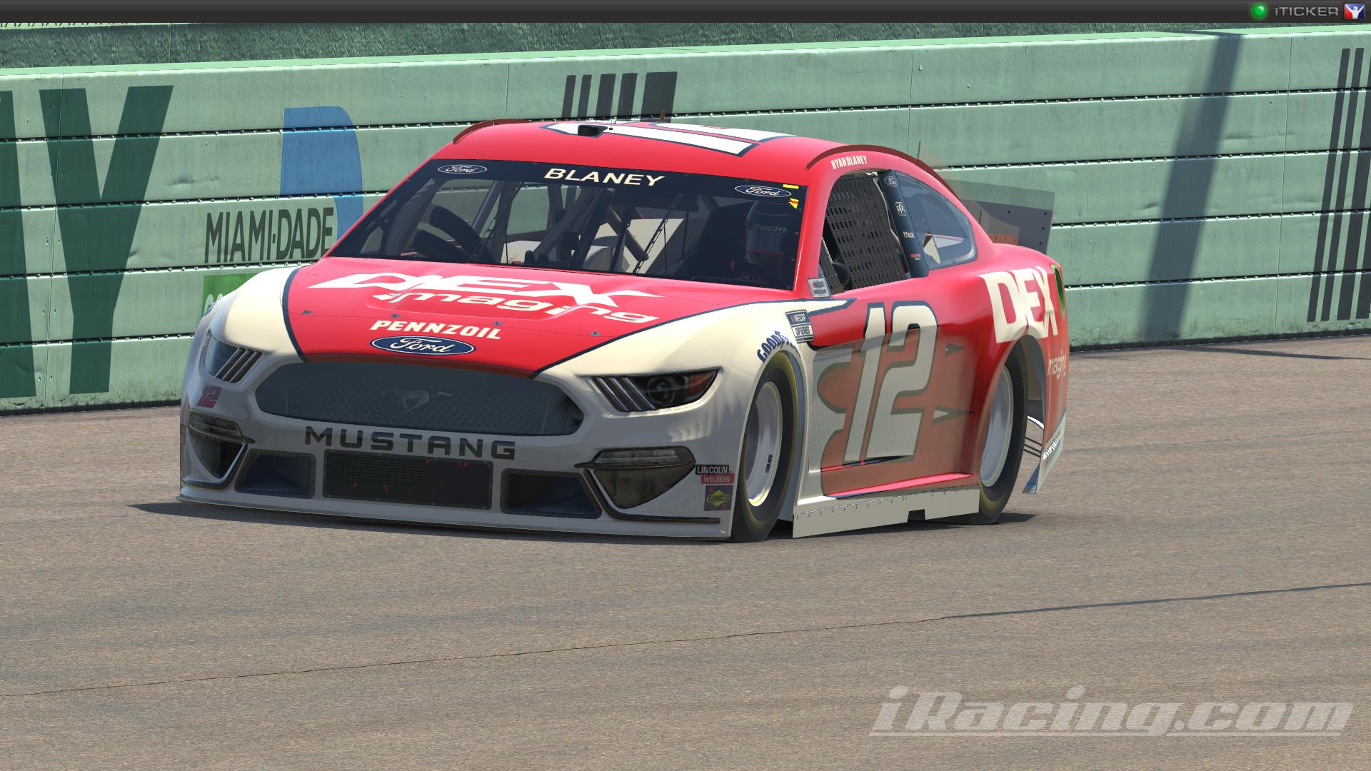 Ryan Blaney #12 Dex Imaging 2021 NASCAR Cup Series by Ryan Broderick ...