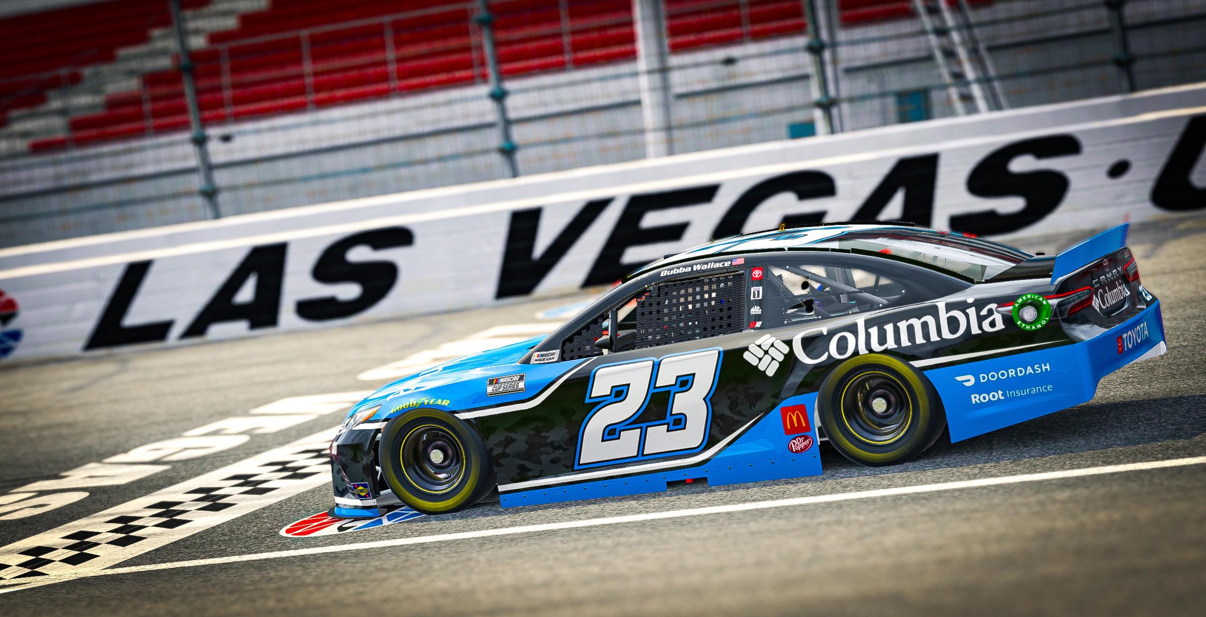 OFFICIAL Bubba Wallace Columbia Camry for 23XI Racing - w/ NUMBER 23 by ...