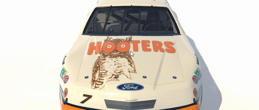 Alan Kulwicki Hooters Ford Underbird by Gary G. - Trading Paints