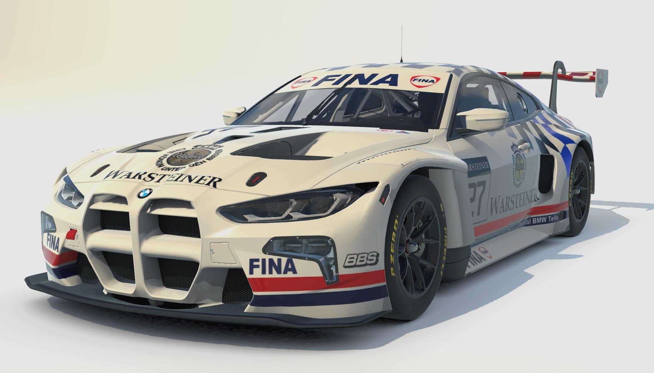 BMW M4 GT3- retro Fina.(Chrome finish) by Michael Koroleff - Trading Paints