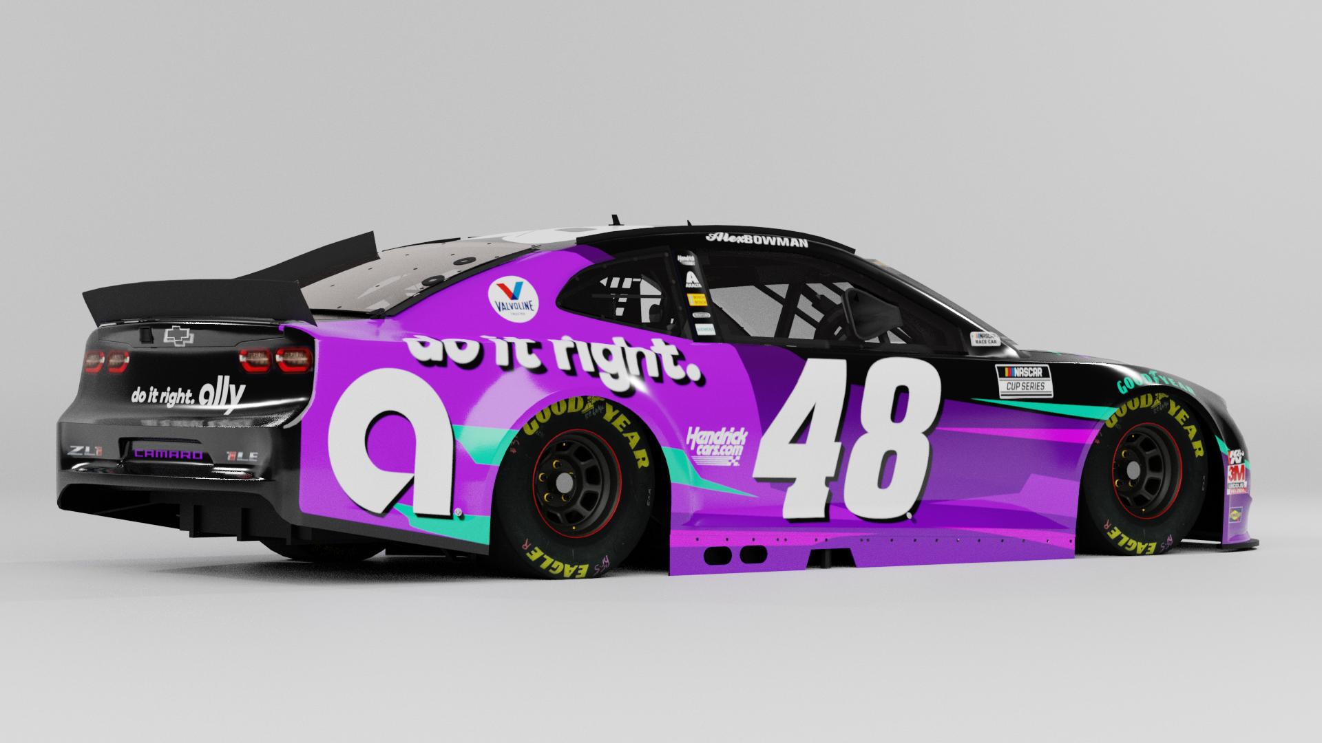 2021 Ally Bank Alex Bowman concept by Nick P. - Trading Paints