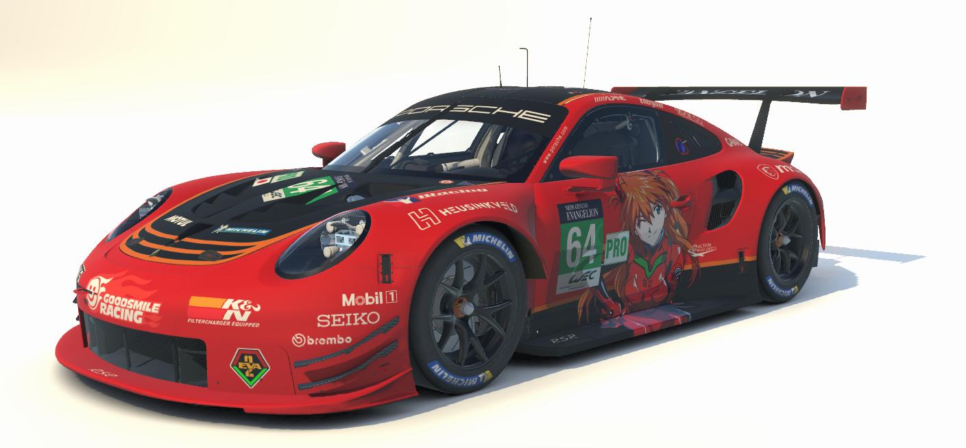 Porsche 911 RSR - Goodsmile Racing x Evangelion - Asuka Fantasy Skin by ...