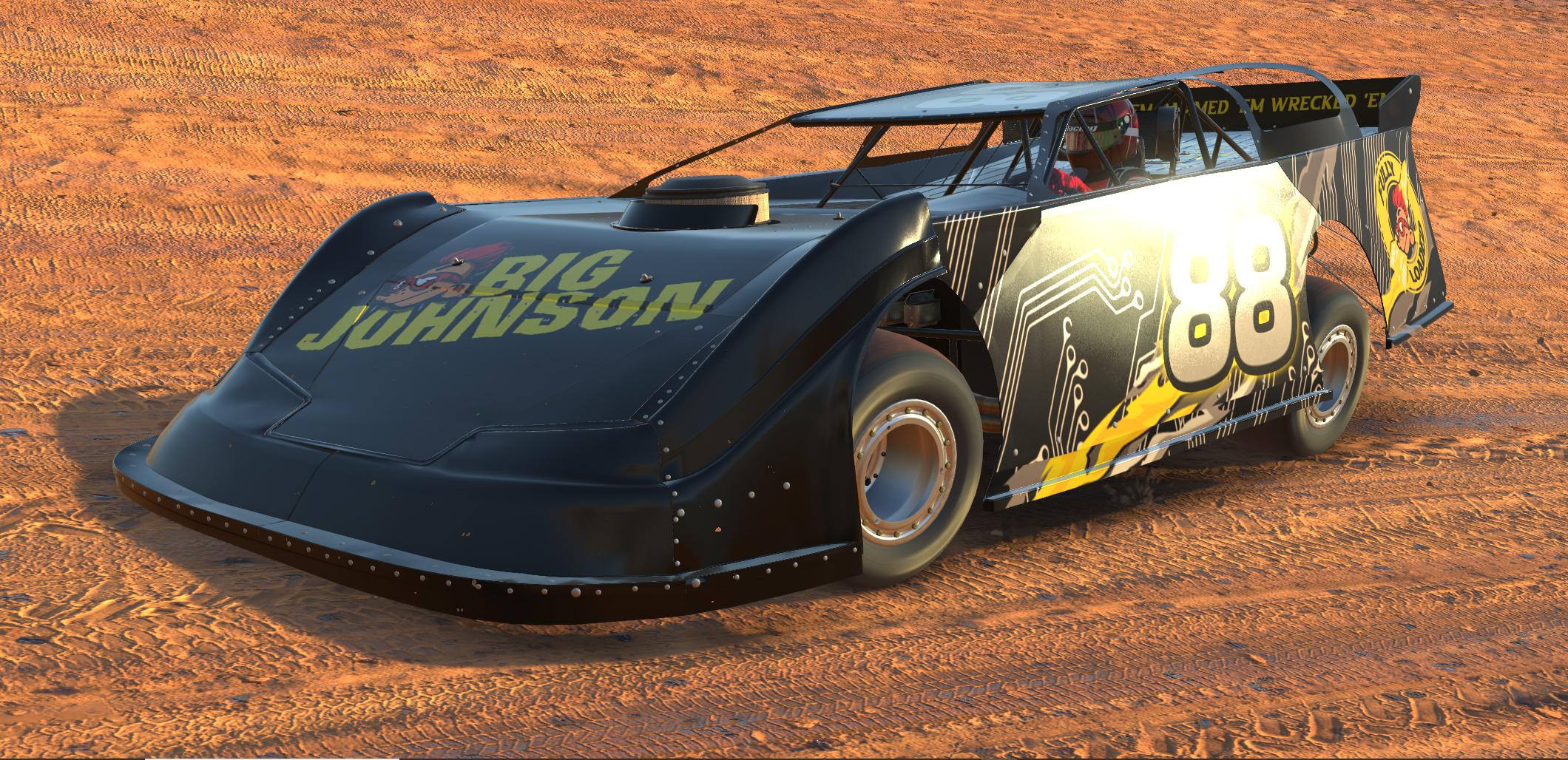 Big Johnson Dirt Late Model by Ricky Whittenburg - Trading Paints