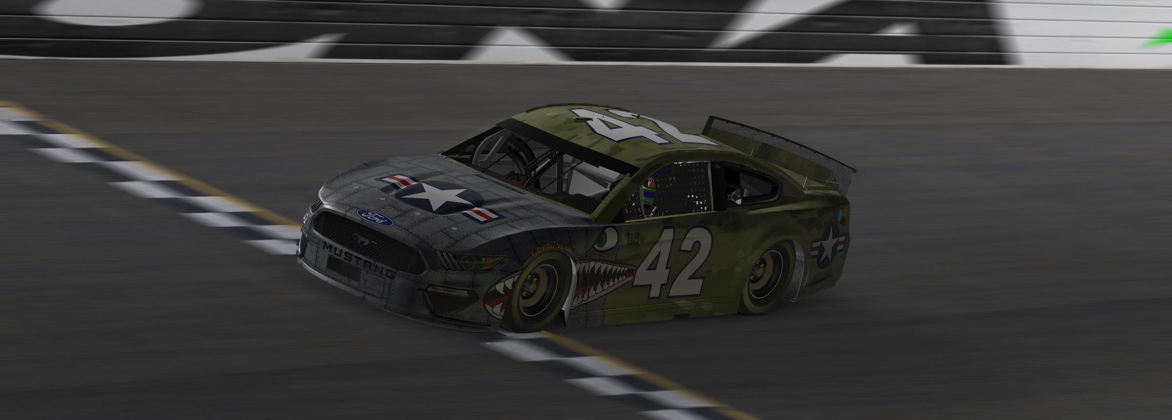 NASCAR Cup Series Ford Mustang - WW2 Fighter Jet by Russell McGuire ...