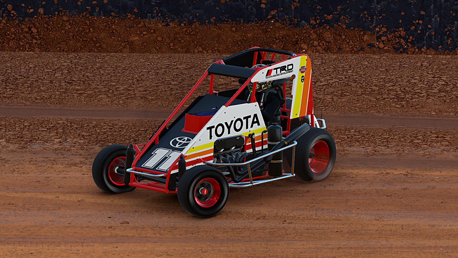 Toyota/TRD Dirt Midget by Tanner Whitt - Trading Paints