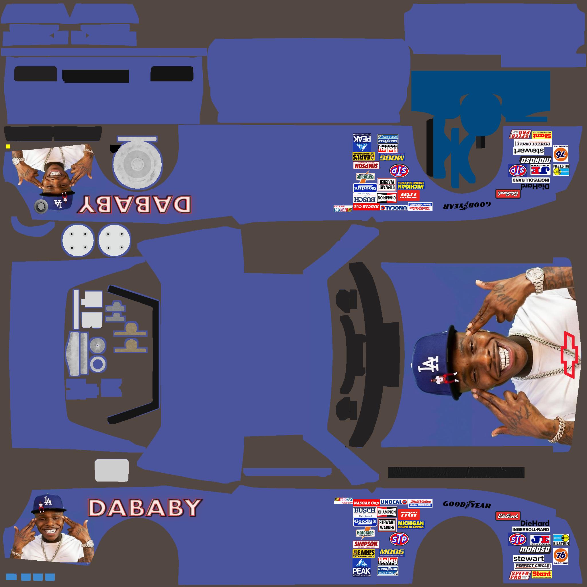 DaBaby car 1987 by Gavin Newton - Trading Paints