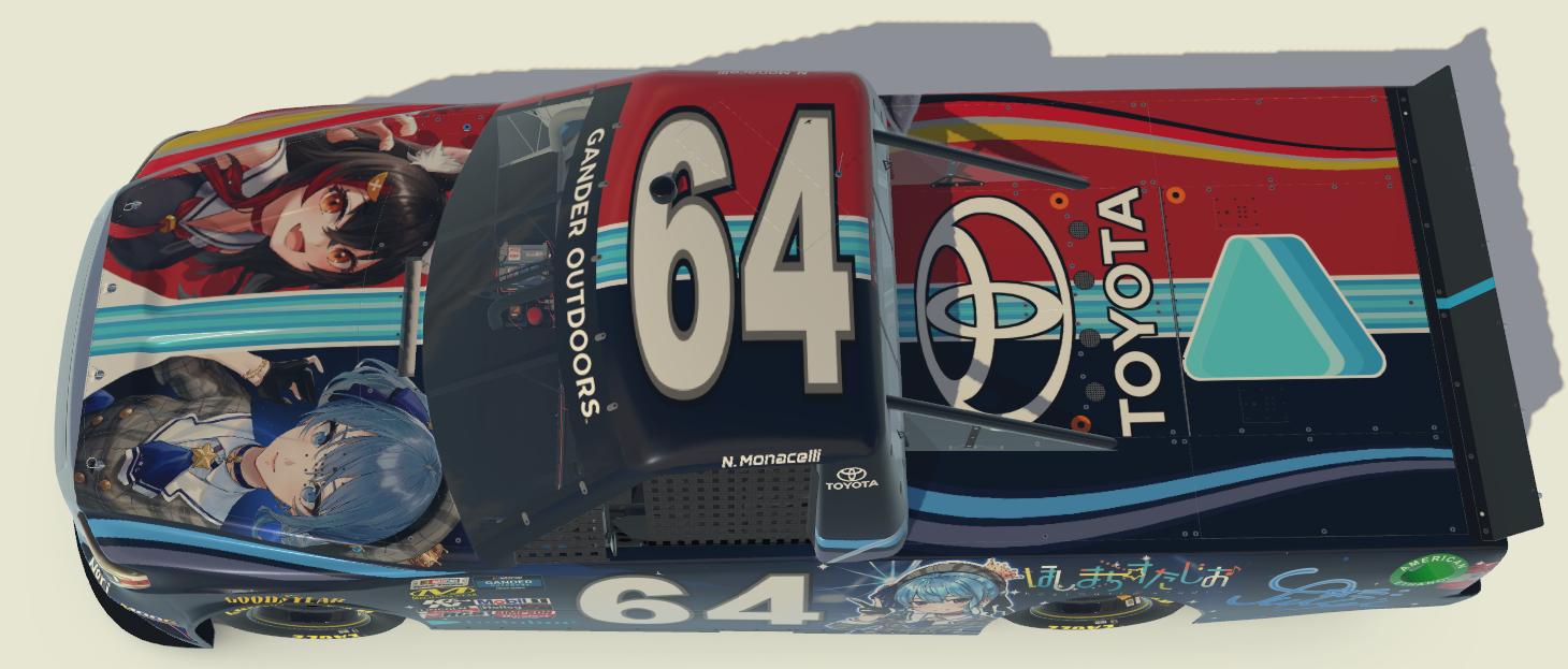 Hololive Ookami Mio/Hoshimachi Suisei combo livery by Brandon Dollar ...