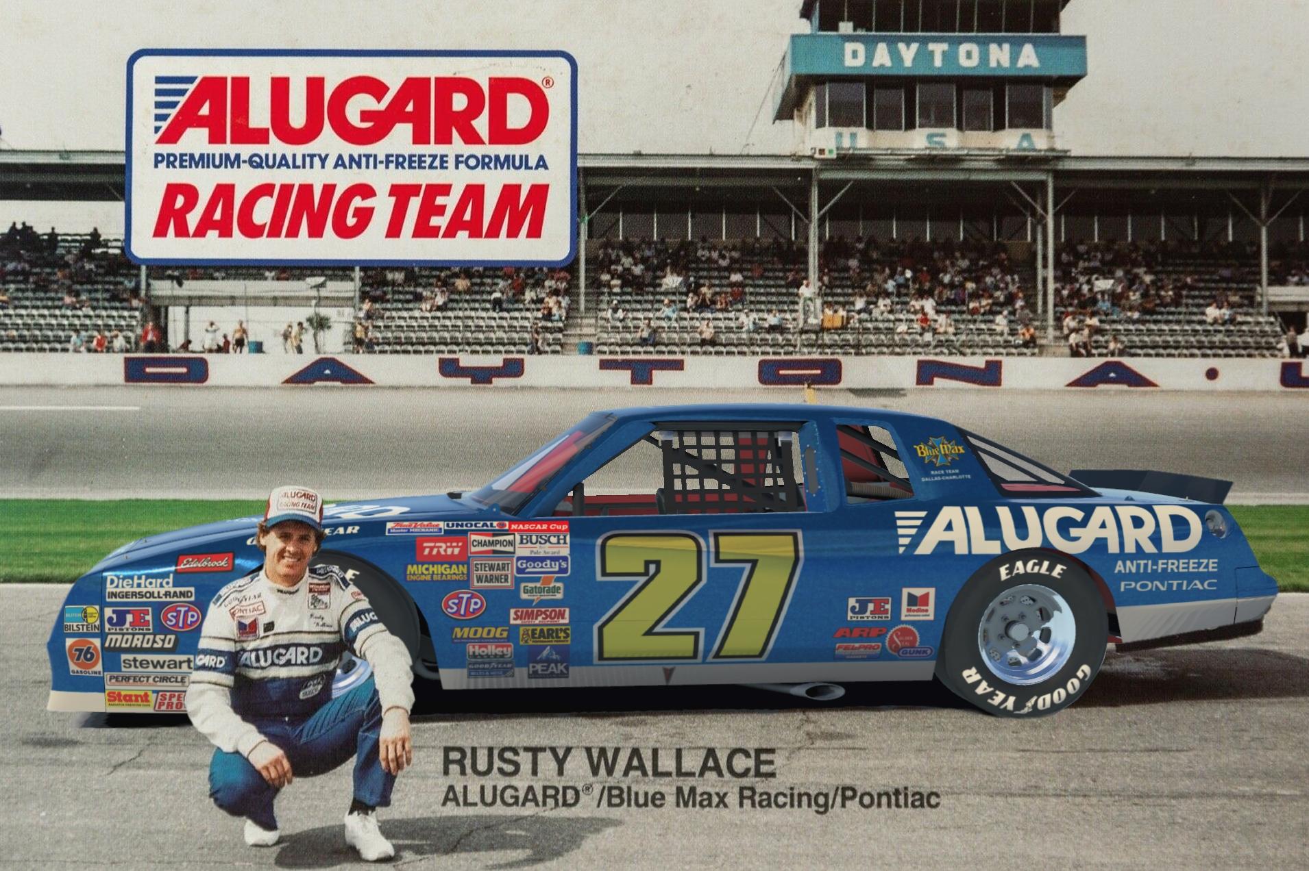 Rusty Wallace Alugard/Blue Max Racing Pontiac by Don Craig - Trading Paints