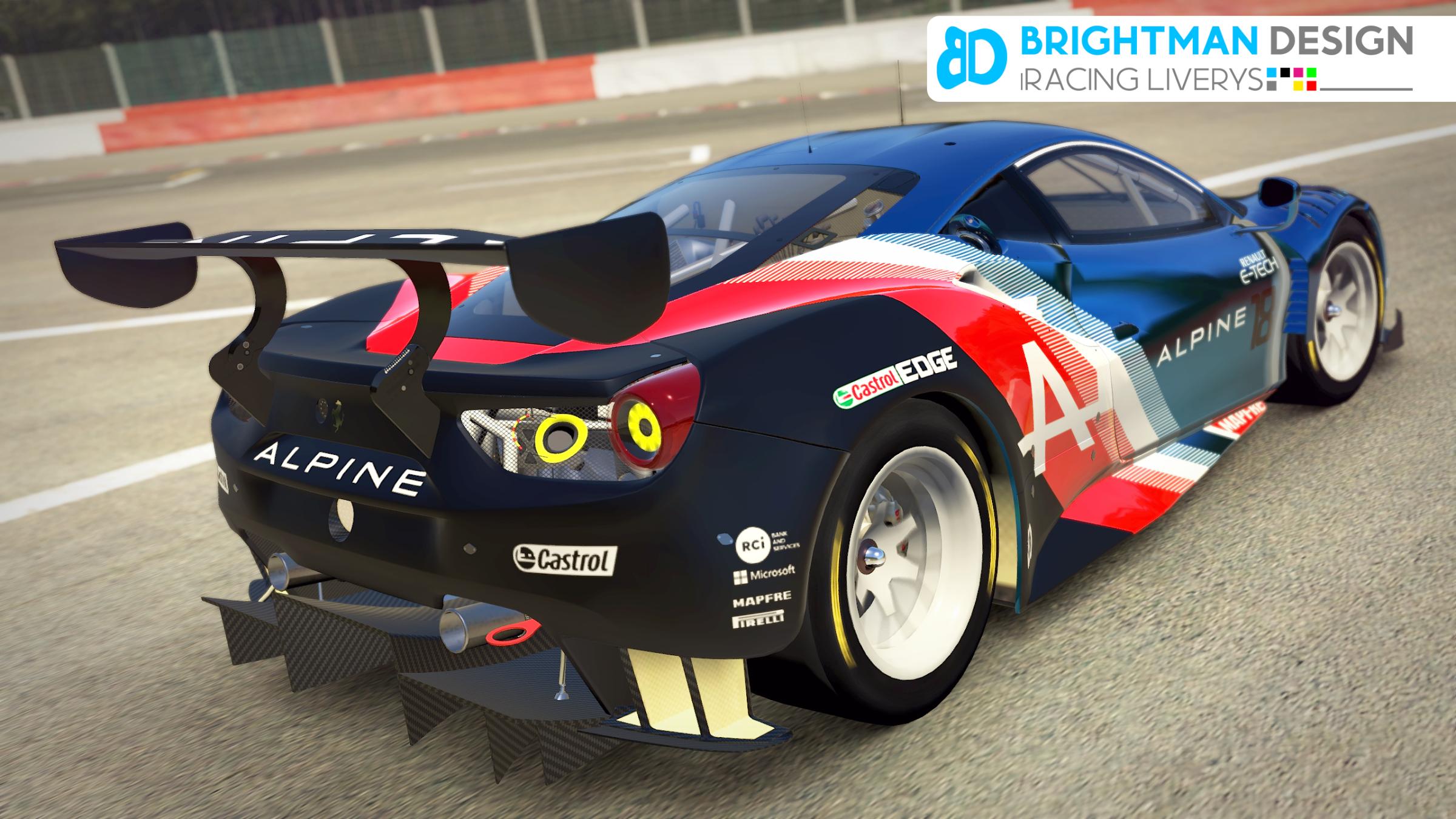 F488 GT3 | Alpine by Leon Hellmann - Trading Paints