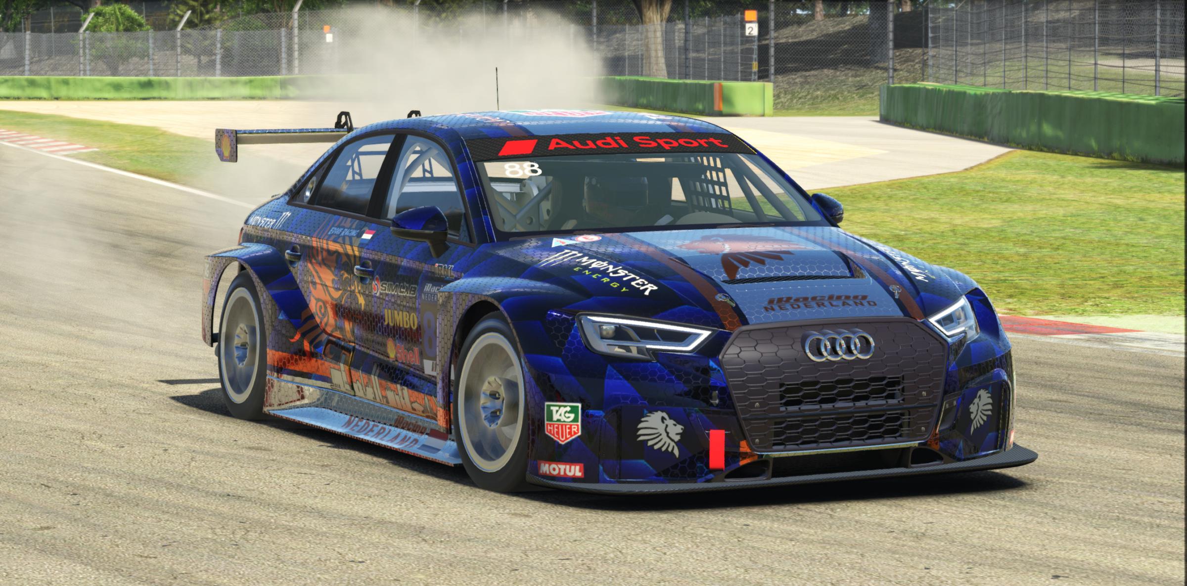 Audi R3 LMS iRNL blue Racing by Jay Vos - Trading Paints