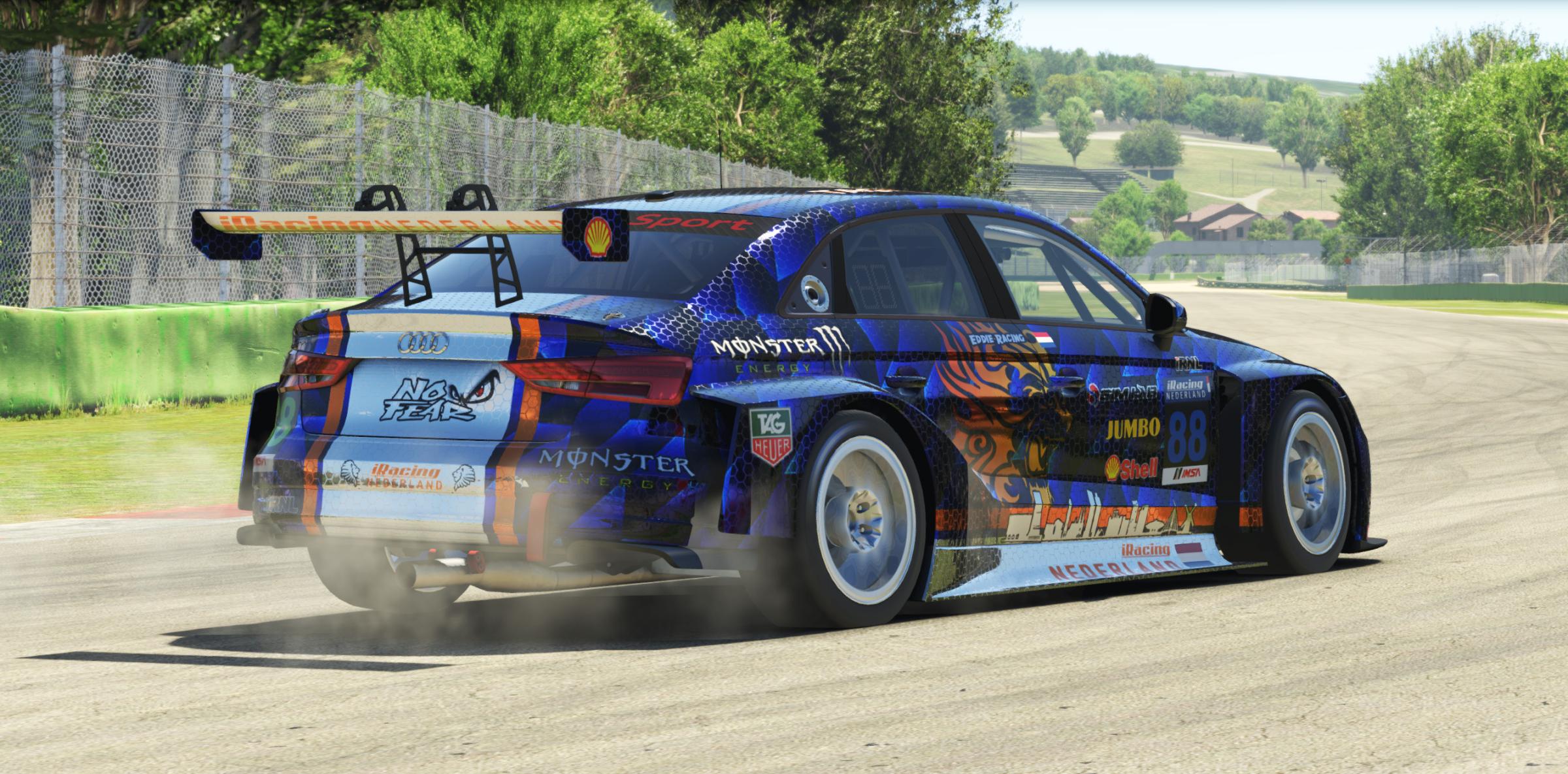 Audi R3 LMS iRNL blue Racing by Jay Vos - Trading Paints