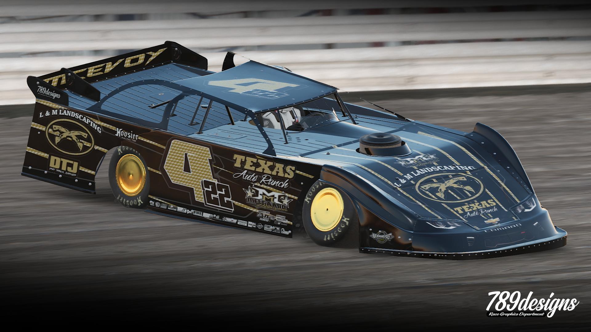 Jordan McEvoy Dirt Late Model Black Gold by Garrett Marshall - Trading ...