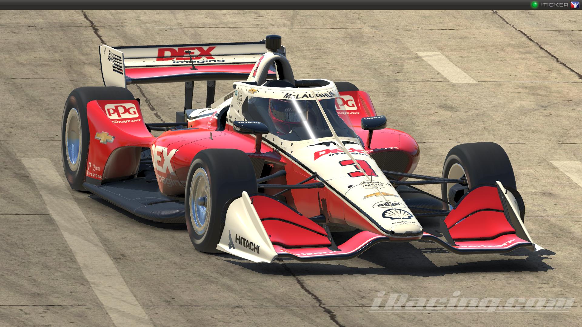 Scott McLaughlin #3 Dex Imaging 2021 NTT Indycar Series With Custom ...