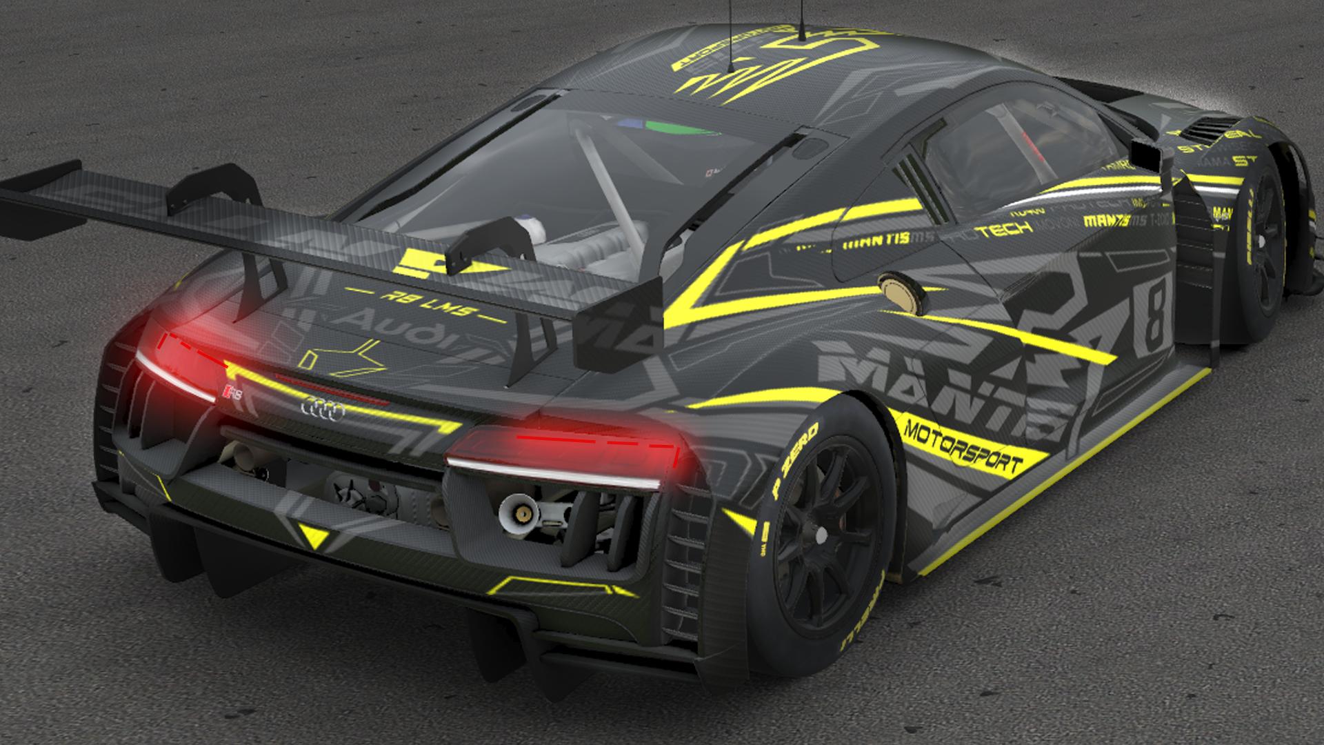 Audi R8 LMS GT3 ONYX / YELLOW CARBON by Kirk S. - Trading Paints