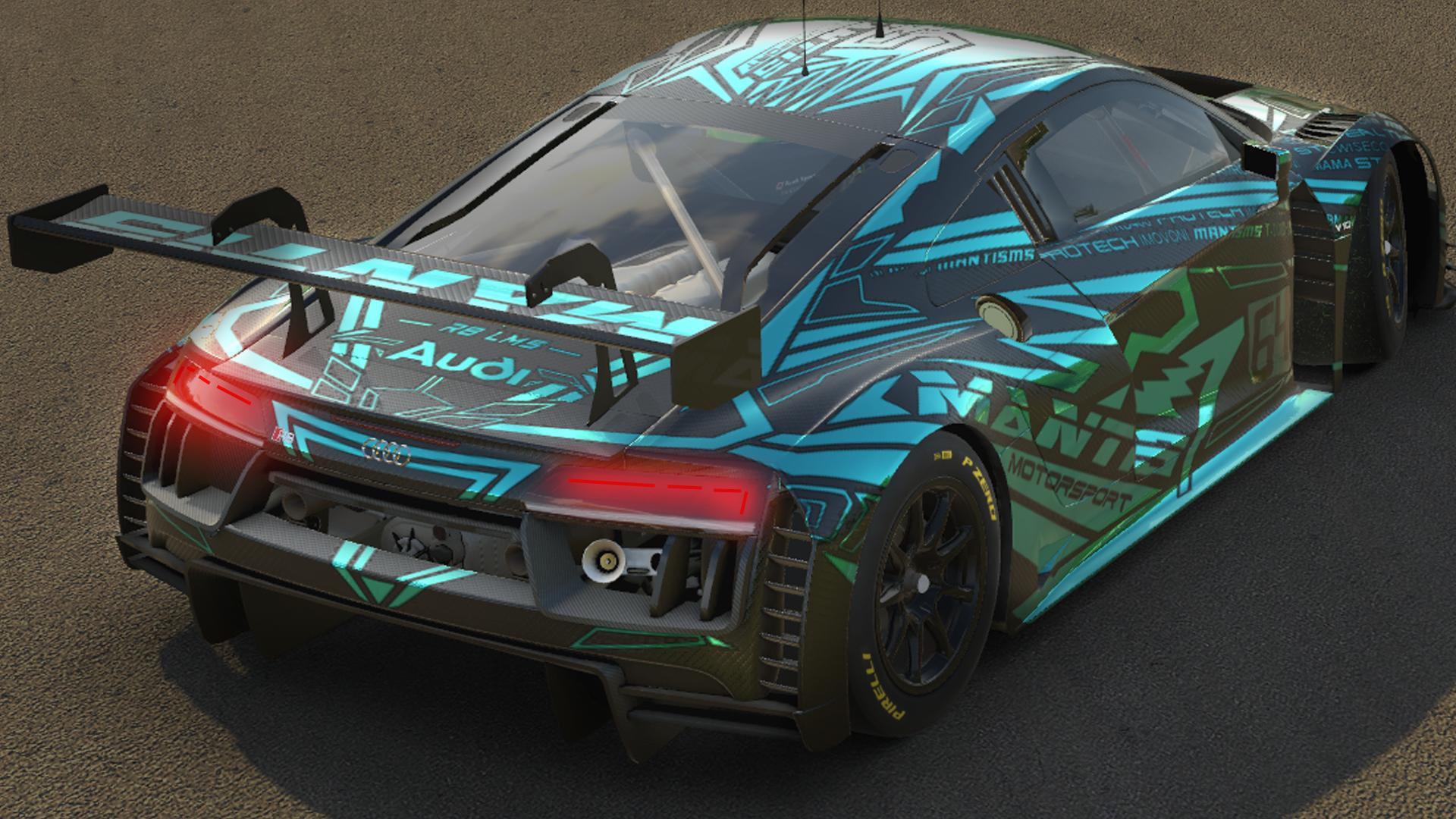 Audi R8 LMS GT3 TEAL CHROME by Kirk S. - Trading Paints