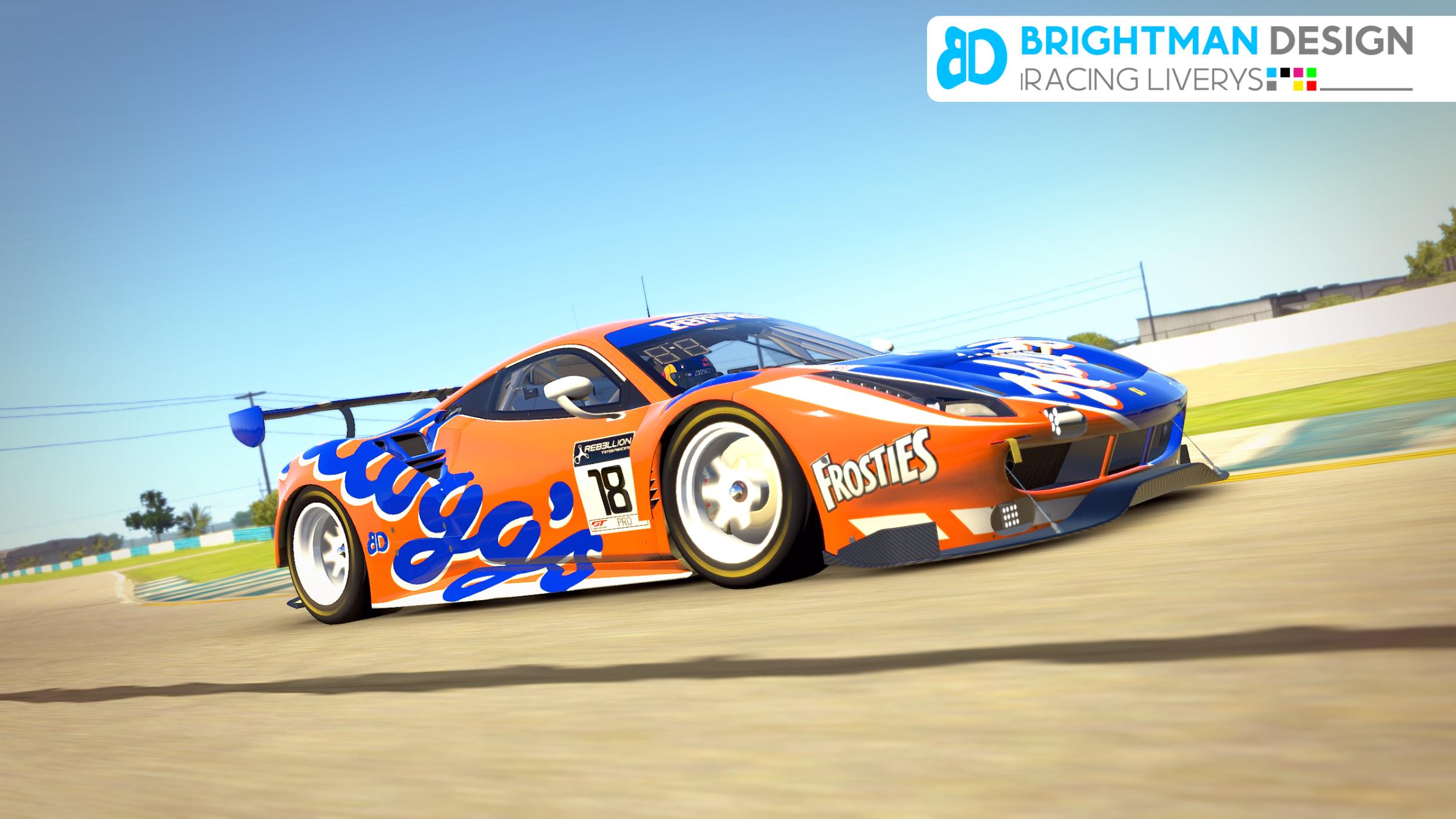 F488 GT3 | Kelloggs Frosties by Leon H. - Trading Paints