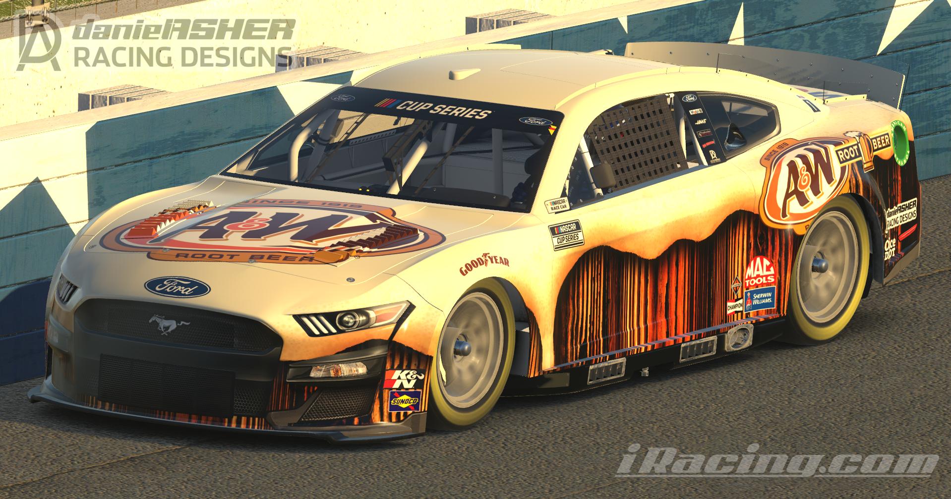 A&W Root Beer NextGen Ford Mustang by Daniel Asher - Trading Paints