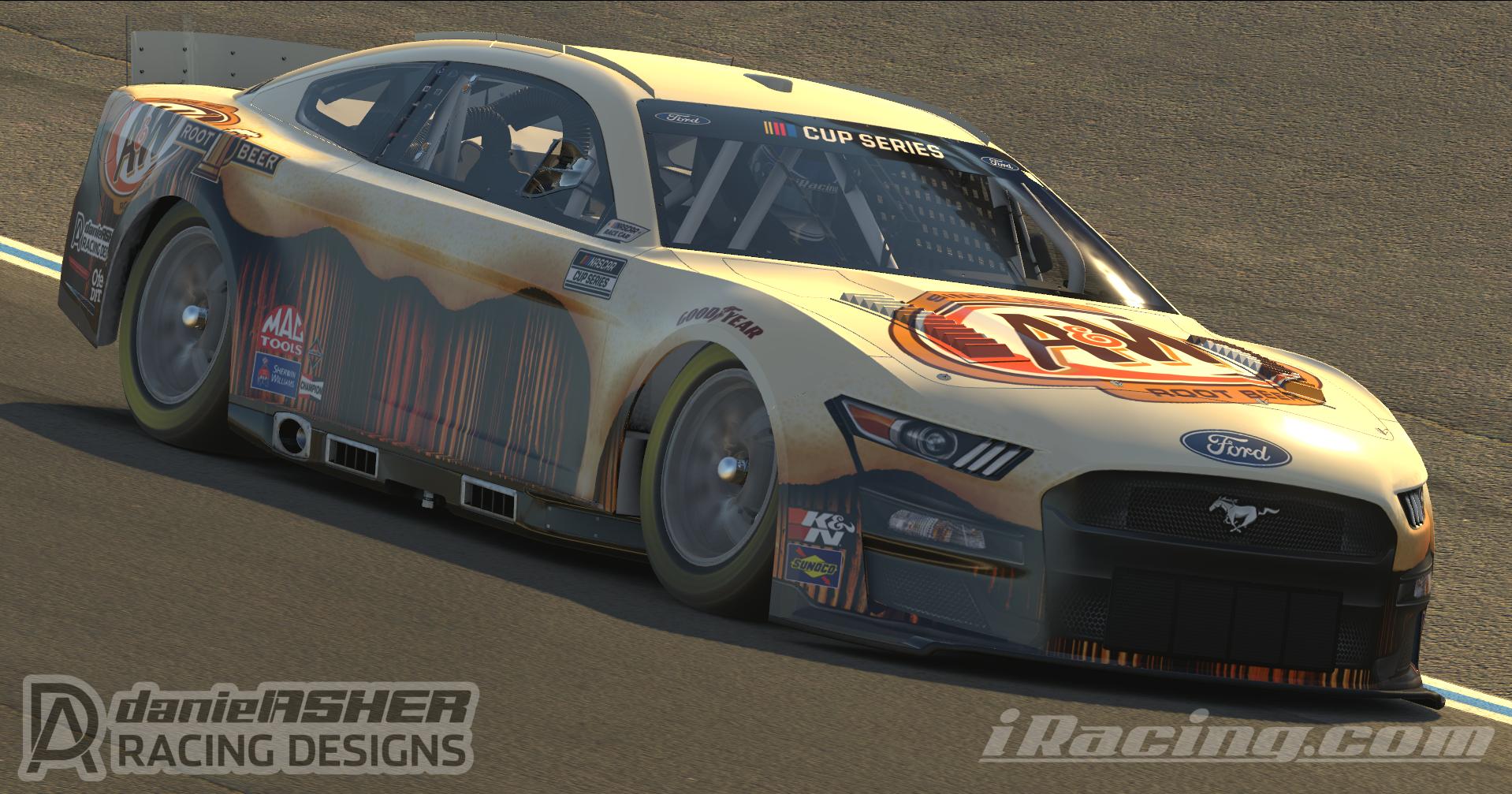 A&W Root Beer NextGen Ford Mustang by Daniel Asher - Trading Paints