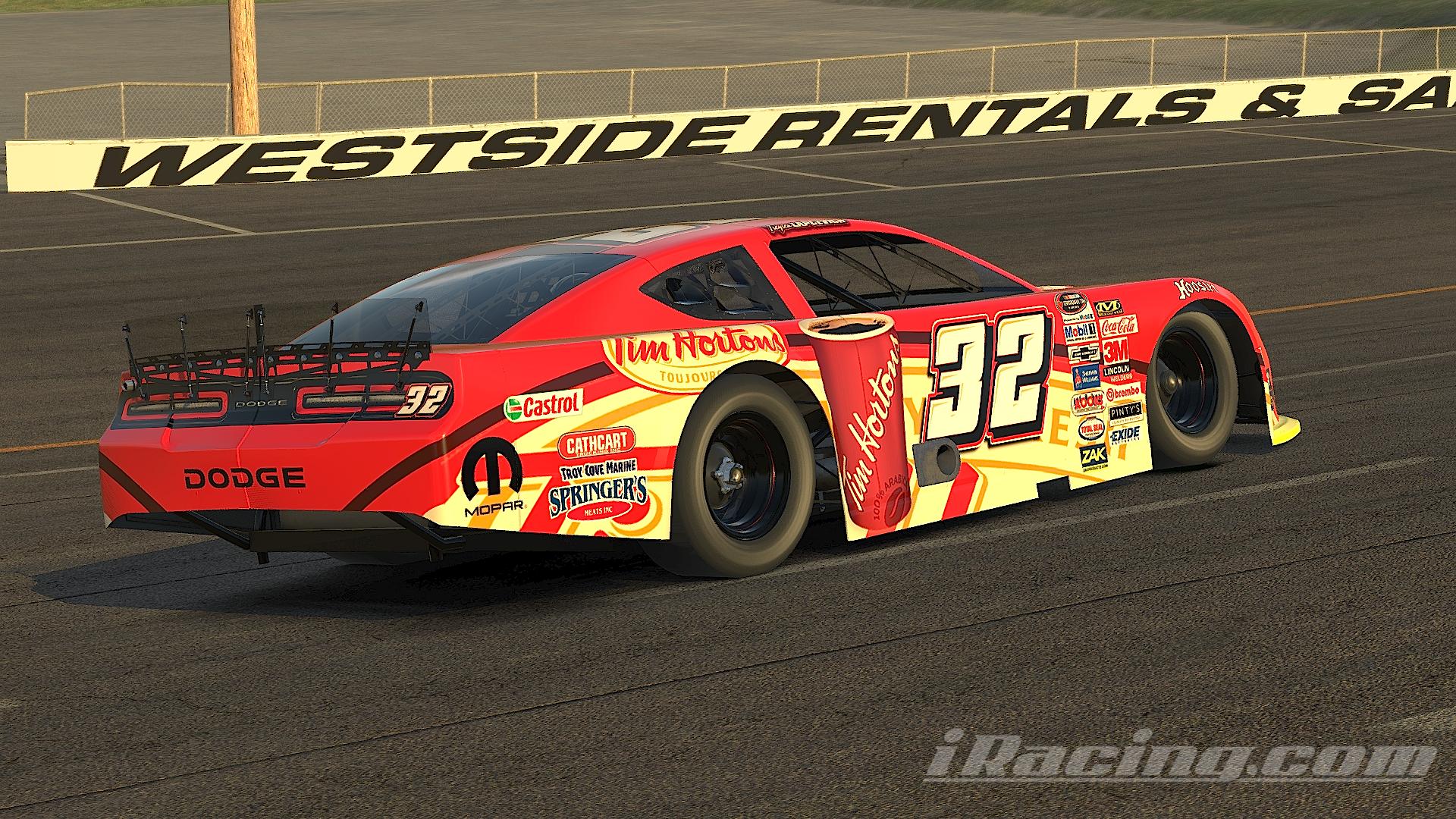 Treyten Lapcevich Tim Hortons Throwback Dodge Challenger SLM by ... Treyten Lapcevich Tim Hortons Throwback Dodge Challenger SLM by ...