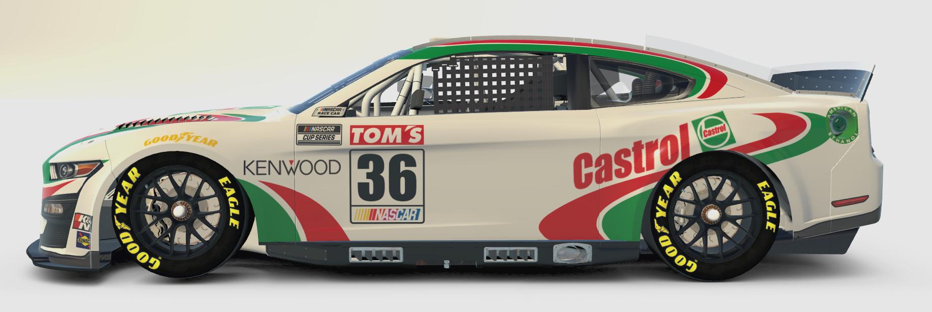 "TOMS" Castrol Ford Mustang by Daniel Rowe - Trading Paints